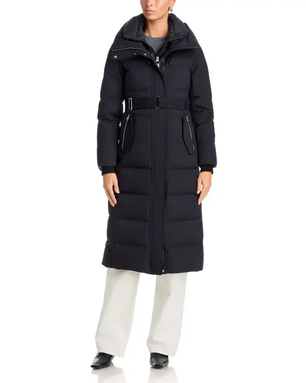 Mackage 2 In 1 Longline Down Coat - Black