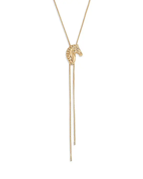 Ettika Stallion Bolo Lariat Necklace, 34