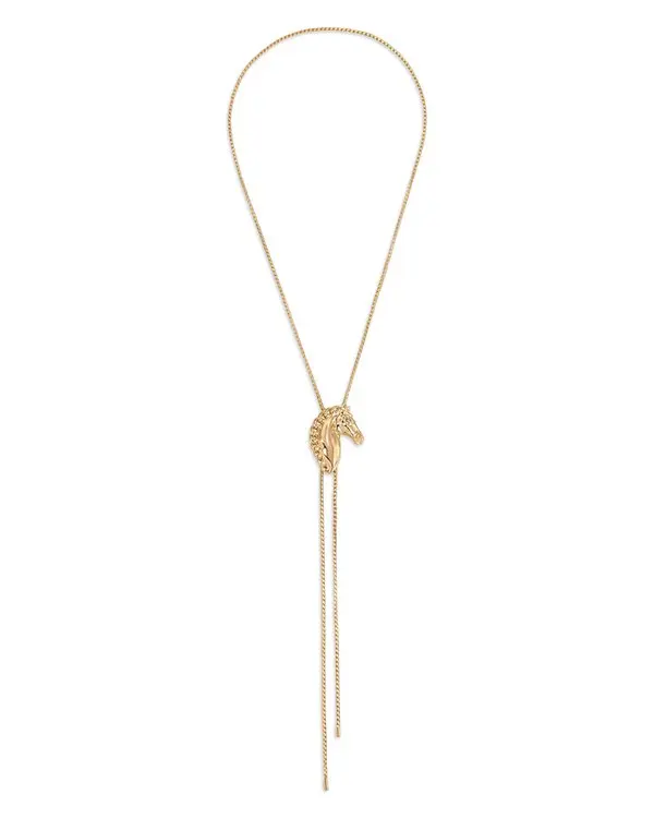 Ettika Stallion Bolo Lariat Necklace, 34