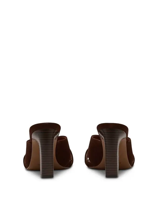 REISS Rochelle Suede Crossover Mules