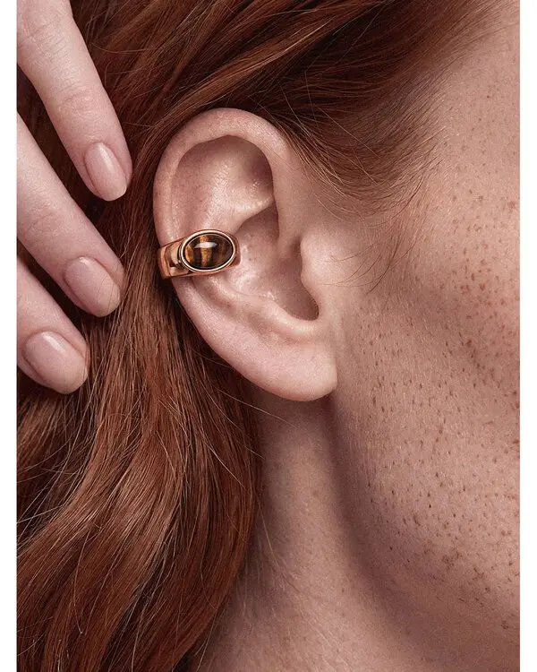 Ettika Solstice Tiger's Eye Ear Cuff