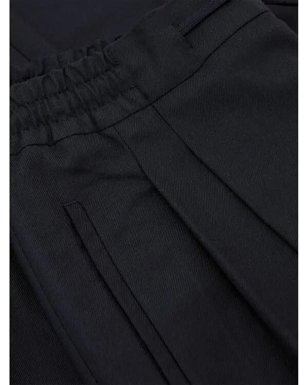 REISS Arden Relaxed Drawstring Trousers - Navy