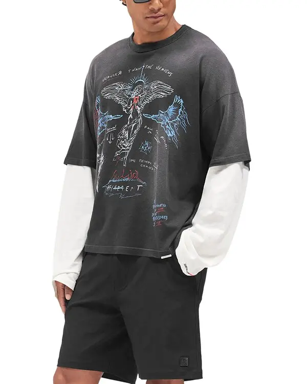 REPRESENT Heavier Than Heavens Cotton & Hemp Logo Graphic T-shirt