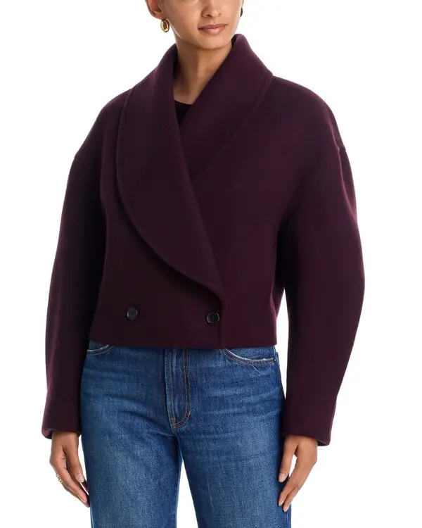 A.L.C. Stella Wool Blend Cropped Coat