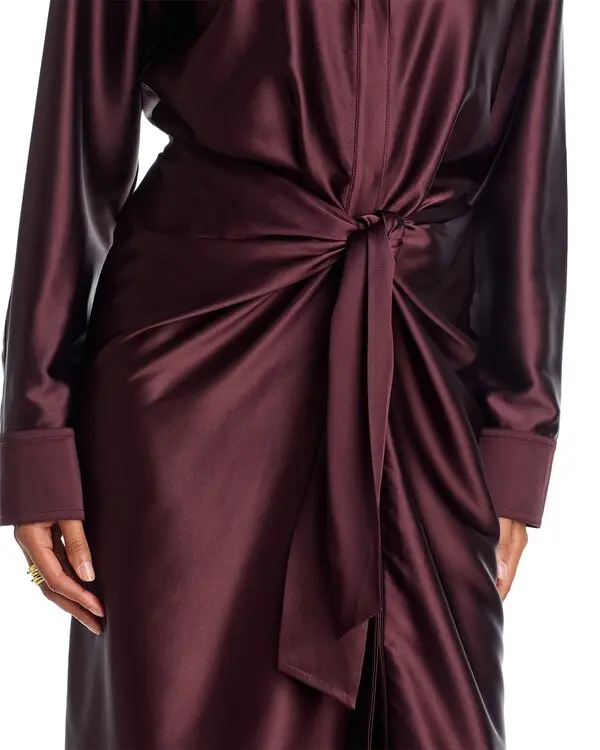 A.L.C. Mila Silk Blend Shirt Dress
