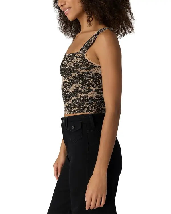 Free People Lace Up Square Neck Tank
