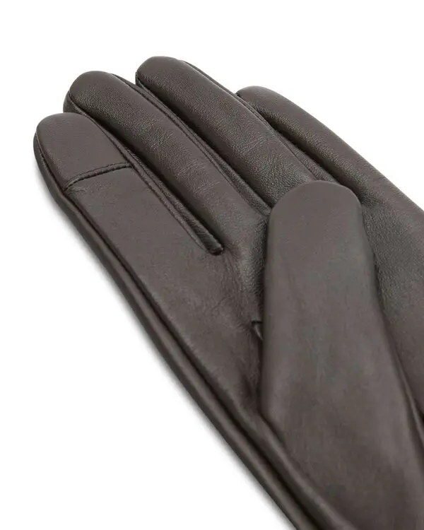 Barbour Arlene Zip Cuff Leather Tech Gloves