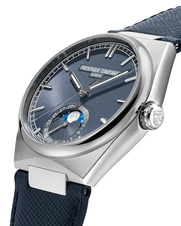 FREDERIQUE CONSTANT Classic Moonphase Date Manufacture Watch, 39mm - Blue/silver