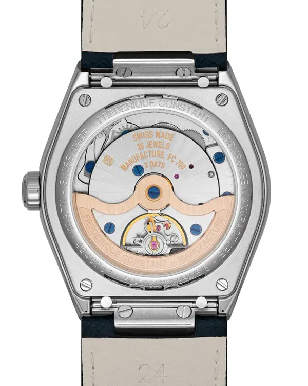FREDERIQUE CONSTANT Classic Moonphase Date Manufacture Watch, 39mm - Blue/silver