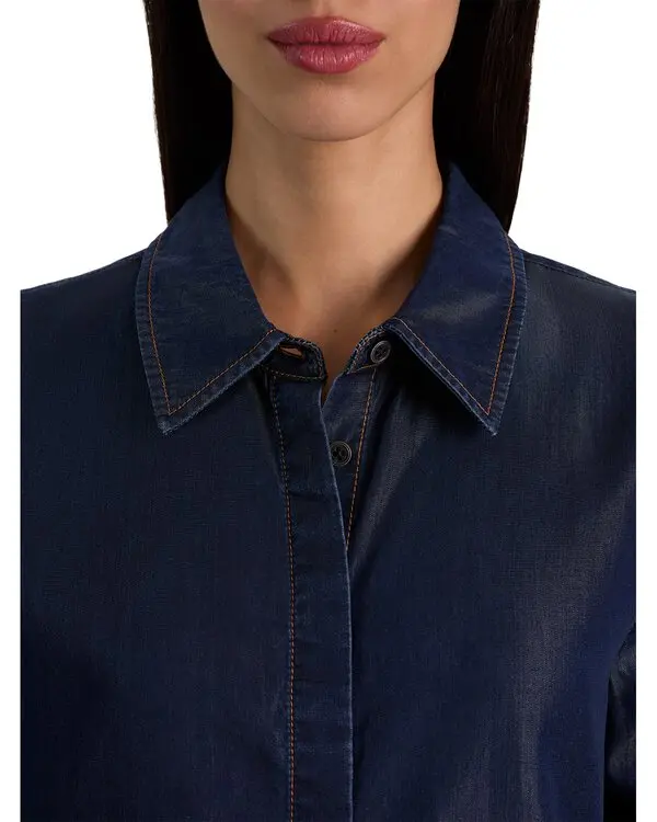 Alice + Olivia Willa Relaxed Denim Shirt