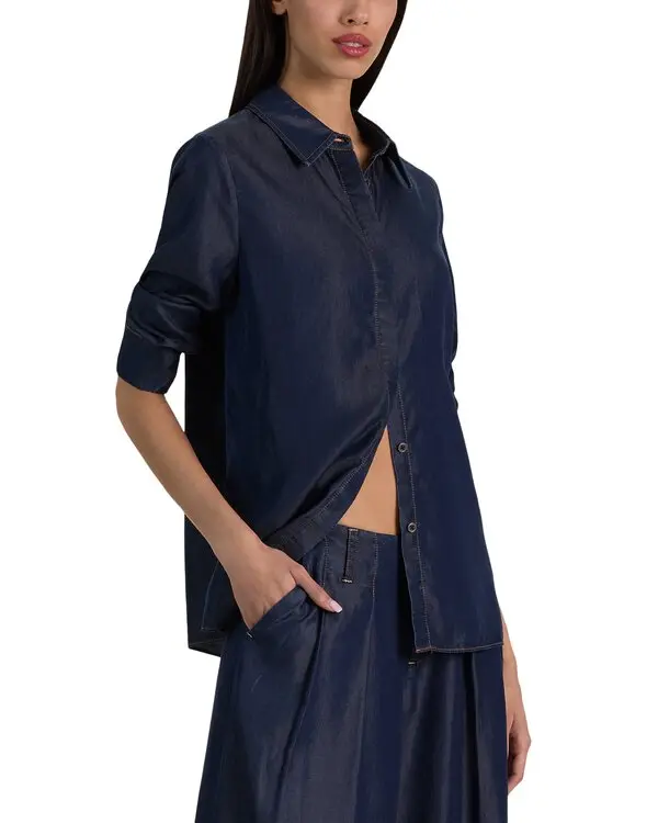 Alice + Olivia Willa Relaxed Denim Shirt