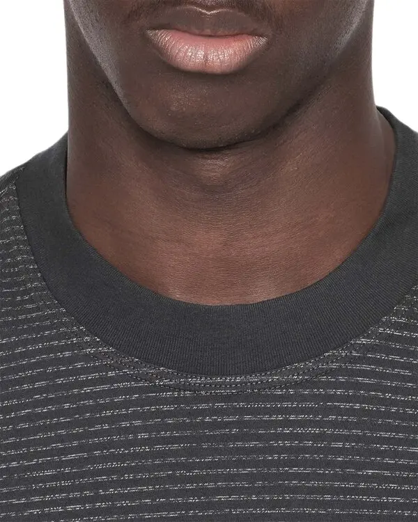 ALLSAINTS Axel Cotton Blend Relaxed Crewneck Stripe T-shirt