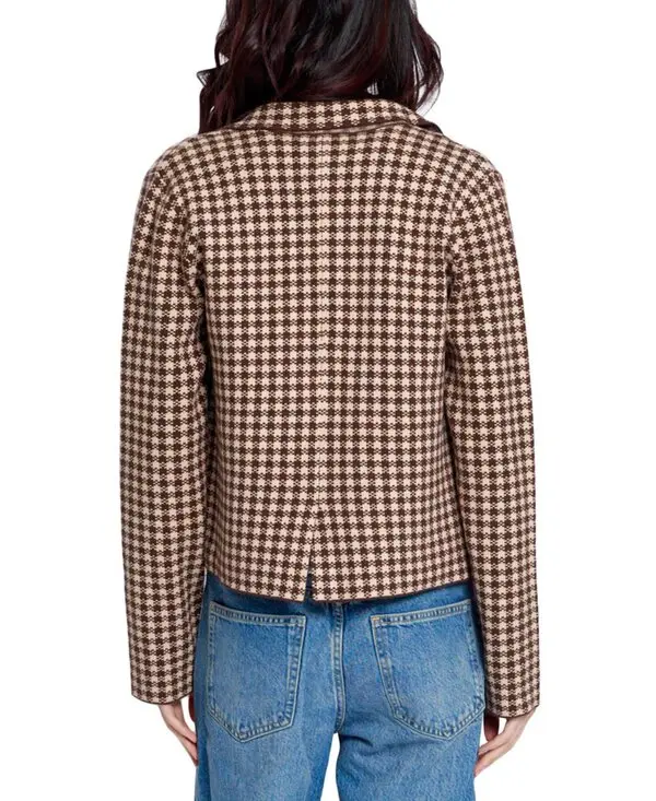 Central Park West Marlo Jacquard Knit Blazer