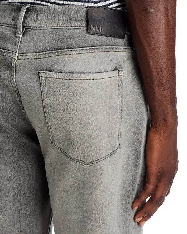 Paige Normandie Cotton Blend Straight Fit Jeans