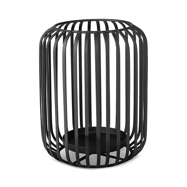VILLEROY & BOCH Christmas Chic Large Hurricane Lamp Cage - Black