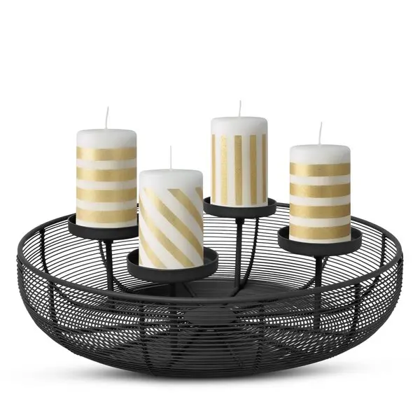 VILLEROY & BOCH Christmas Chic Advent Wreath Candle Holder