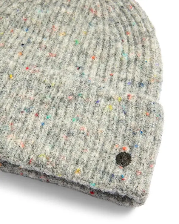 V. Fraas Donegal Ribbed Cuff Beanie Exclusive - Morning Grey