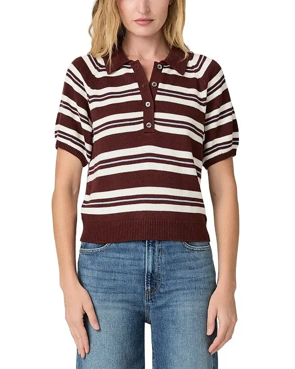 Paige Birch Cotton Blend Top