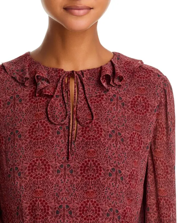 Paige Elspeth Silk Mini Dress