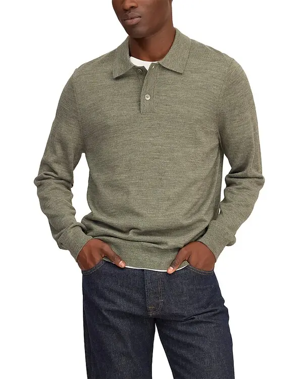 Nn07 Serge Regular Textured Polo Sweater - Capers