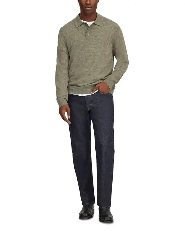 Nn07 Serge Regular Textured Polo Sweater - Capers