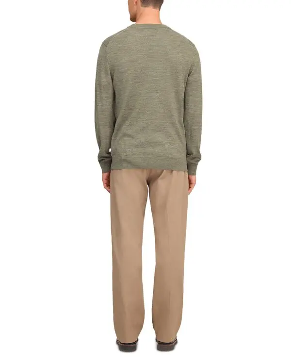 Nn07 Serge Crewneck Ribbed Sweater - Capers