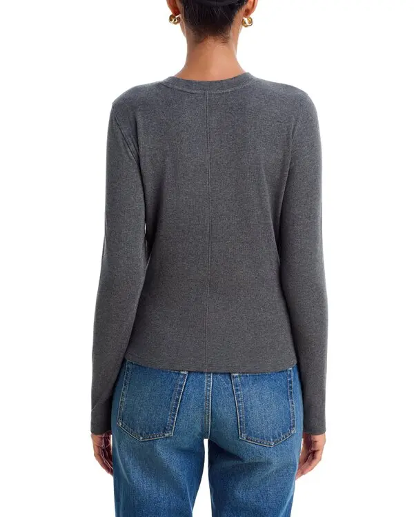 FRAME The Rib Crewneck Top