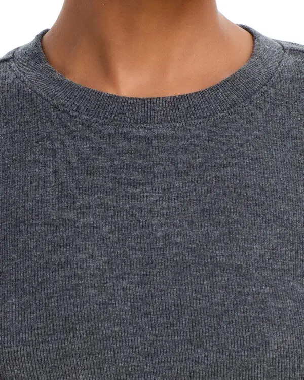 FRAME The Rib Crewneck Top