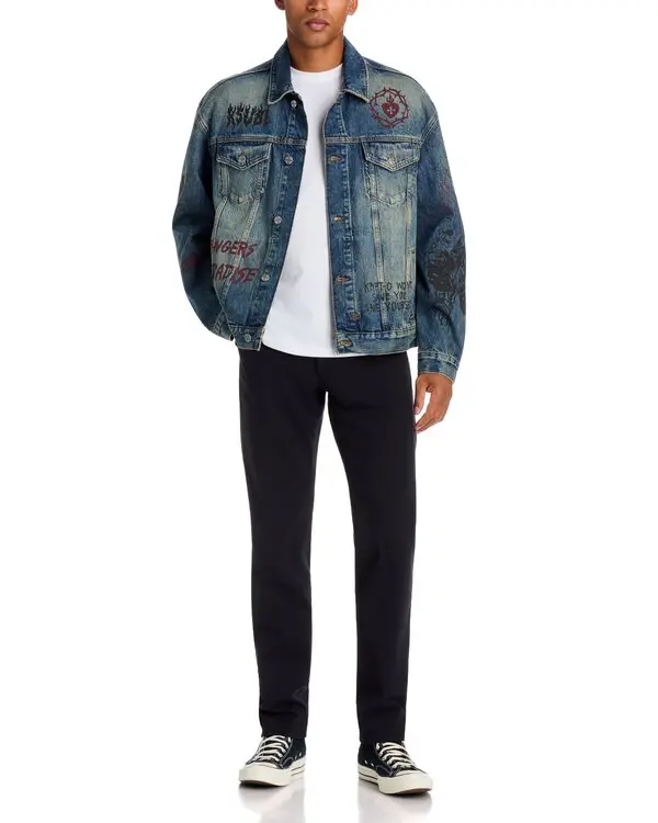 Ksubi Oh G Jacket In Billy Blue Skool