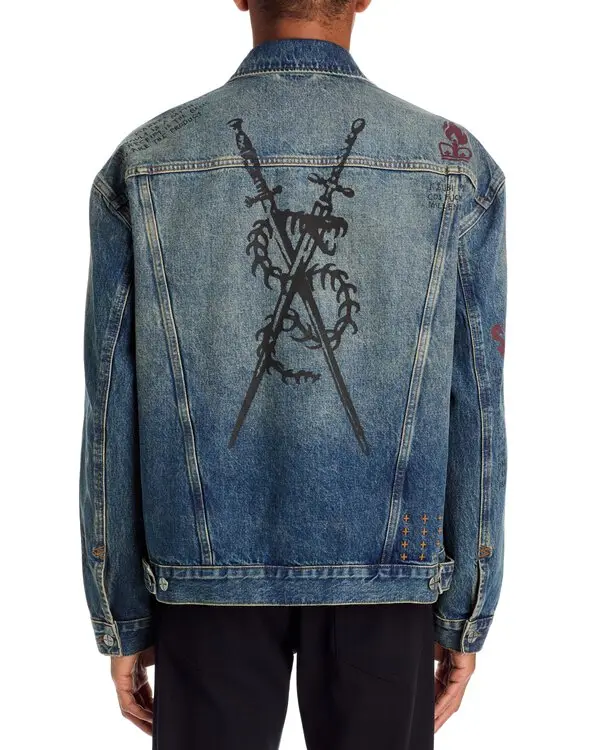 Ksubi Oh G Jacket In Billy Blue Skool