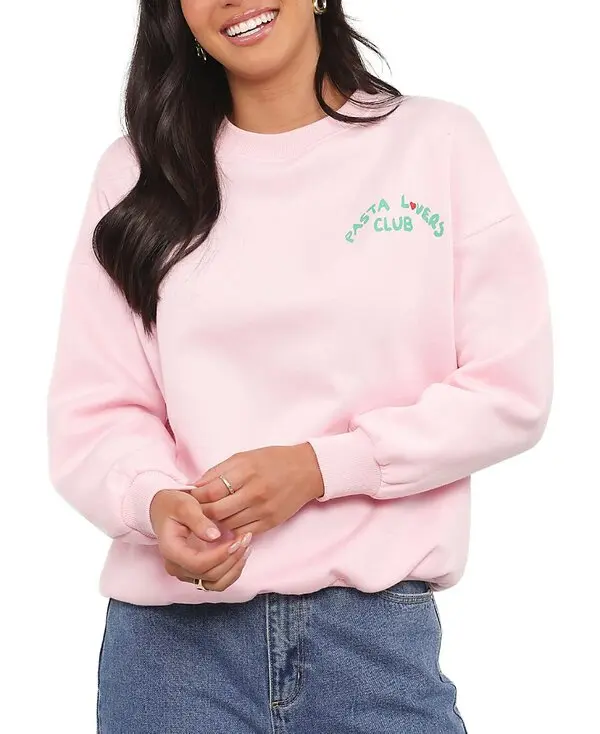 PETAL AND PUP Pasta Lovers Club Graphic Sweater