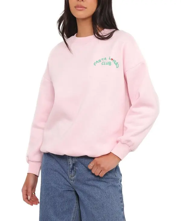 PETAL AND PUP Pasta Lovers Club Graphic Sweater