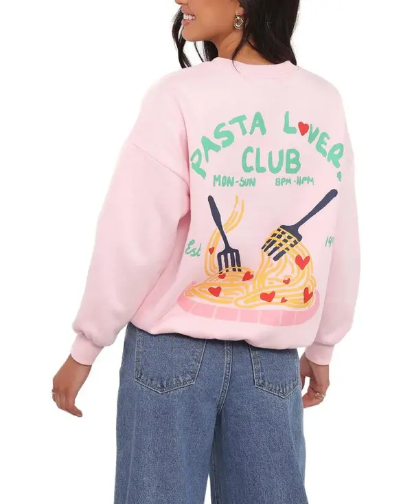 PETAL AND PUP Pasta Lovers Club Graphic Sweater