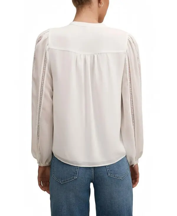 EVER NEW Alexis Lace Trim Blouse