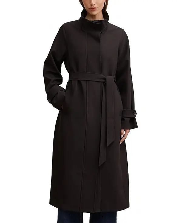 EVER NEW Florence Funnel Neck Trench Coat