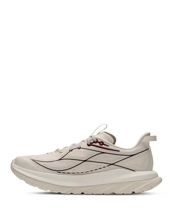 HOKA® Mach Remastered Running Sneakers - Alabaster/cherry Syrup