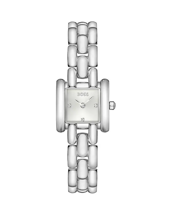 Hugo Boss Violet Watch, 21mm X 21mm - Silver