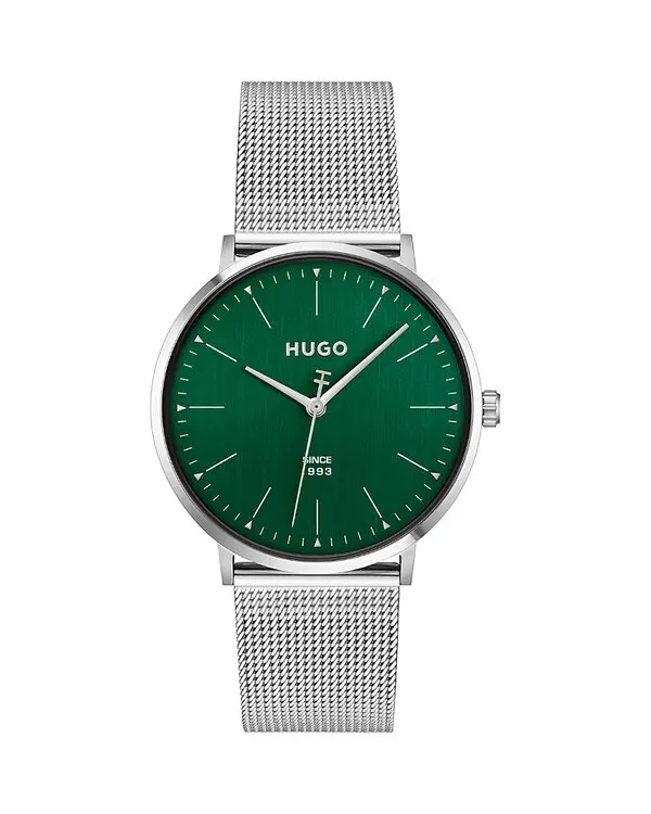 Hugo Boss Style Watch, 40mm - Green/silver