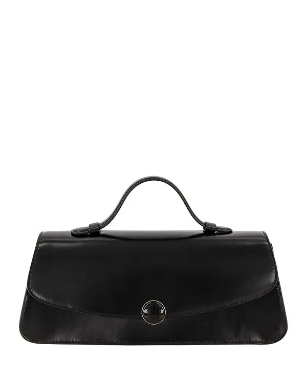 Vince Flora East/west Leather Top Handle Bag - Black