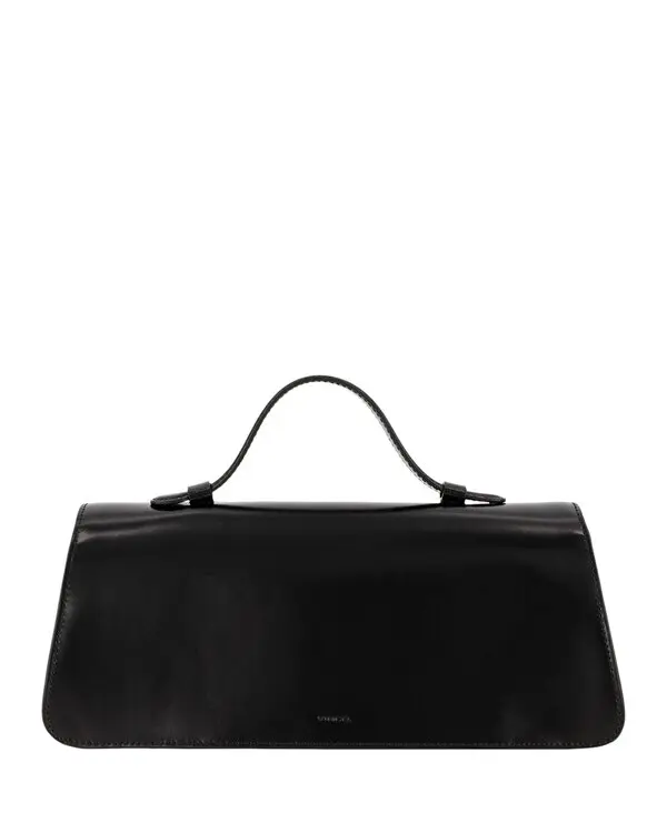 Vince Flora East/west Leather Top Handle Bag - Black