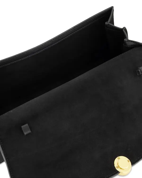 Vince Flora East/west Leather Top Handle Bag - Black
