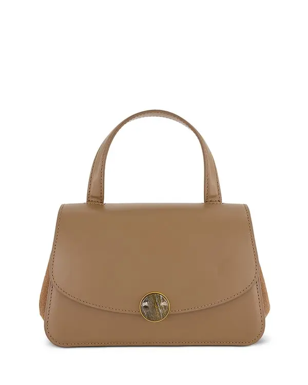 Vince Flora Mini Leather Top Handle Bag