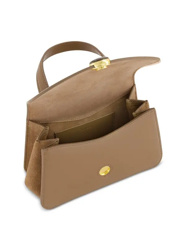 Vince Flora Mini Leather Top Handle Bag