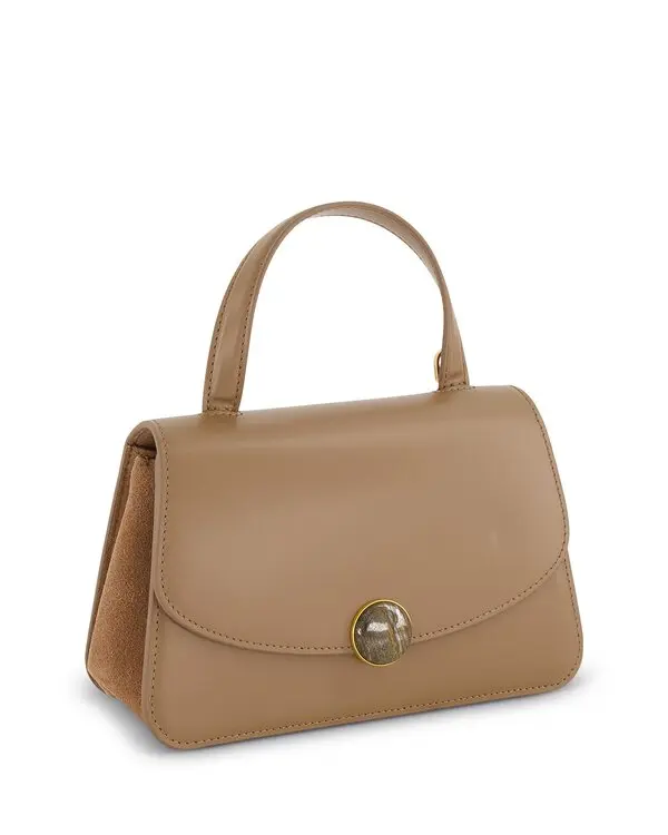 Vince Flora Mini Leather Top Handle Bag
