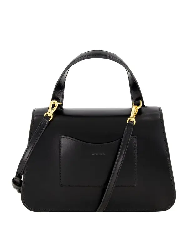 Vince Flora Mini Leather Top Handle Bag