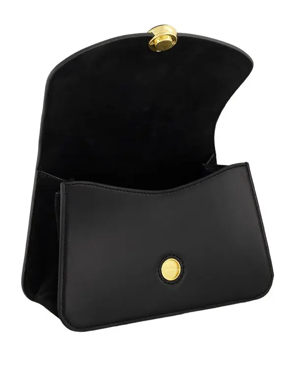Vince Flora Mini Leather Top Handle Bag