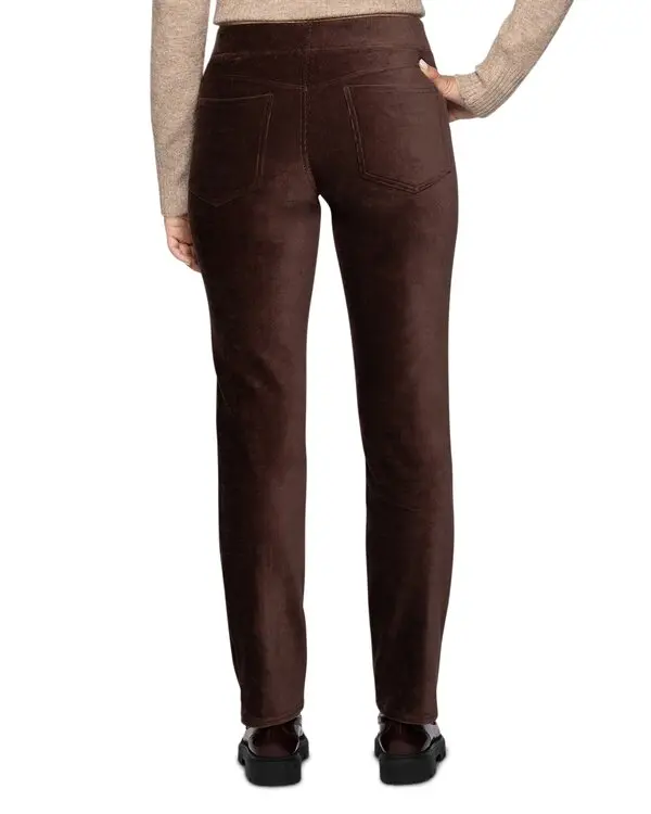 Hue Classic Corduroy Soft Stretch Knit Leggings - Coffee