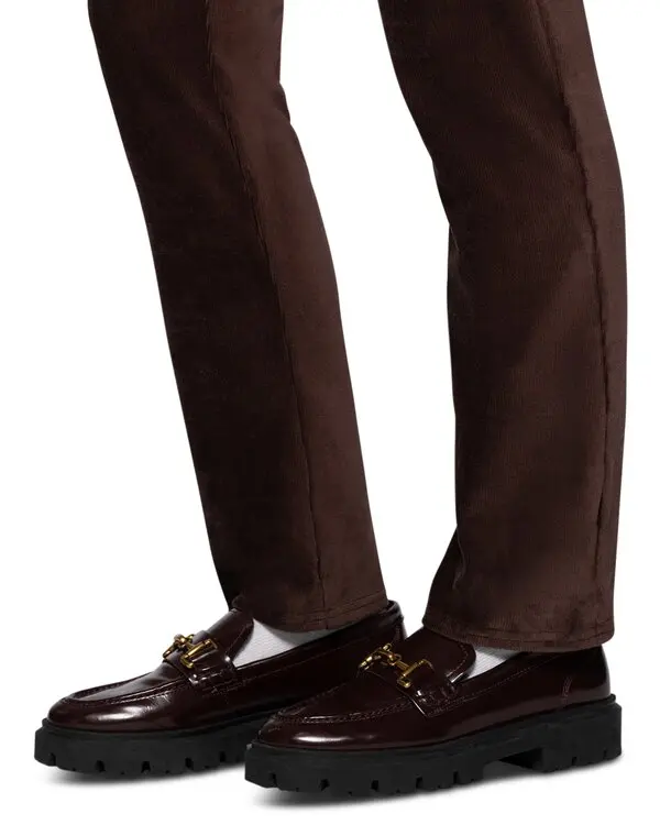 Hue Classic Corduroy Soft Stretch Knit Leggings - Coffee