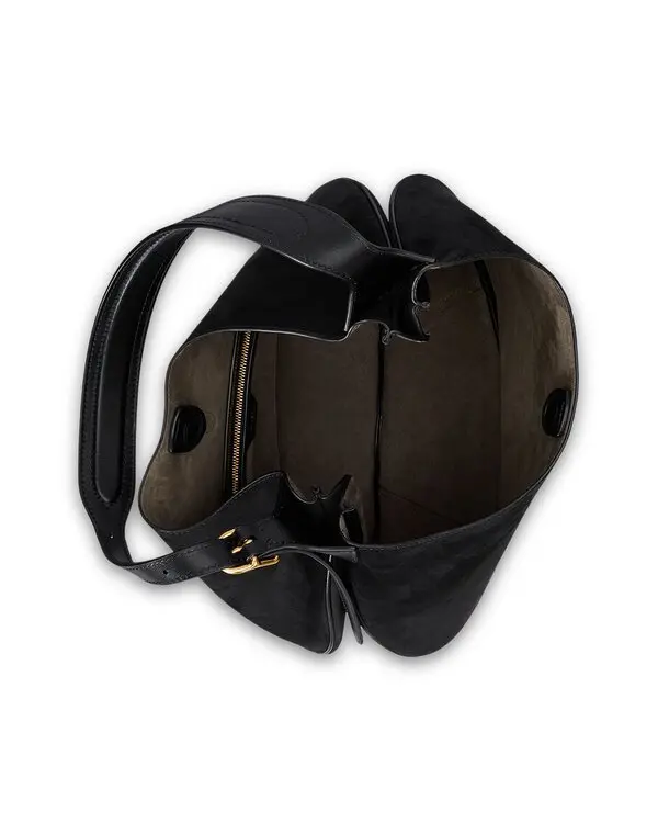 Polo Ralph Lauren Polo Id Large Suede Shoulder Bag