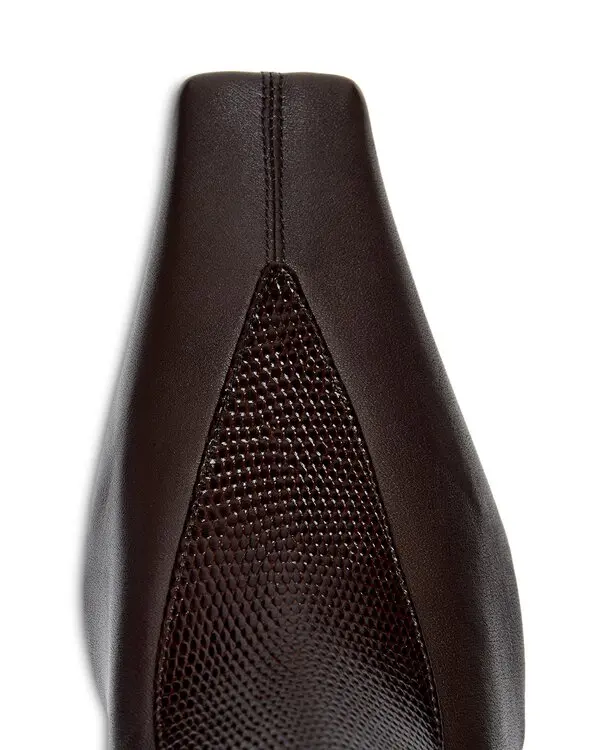 Proenza Schouler Trap Stretch Leather Ankle Boots